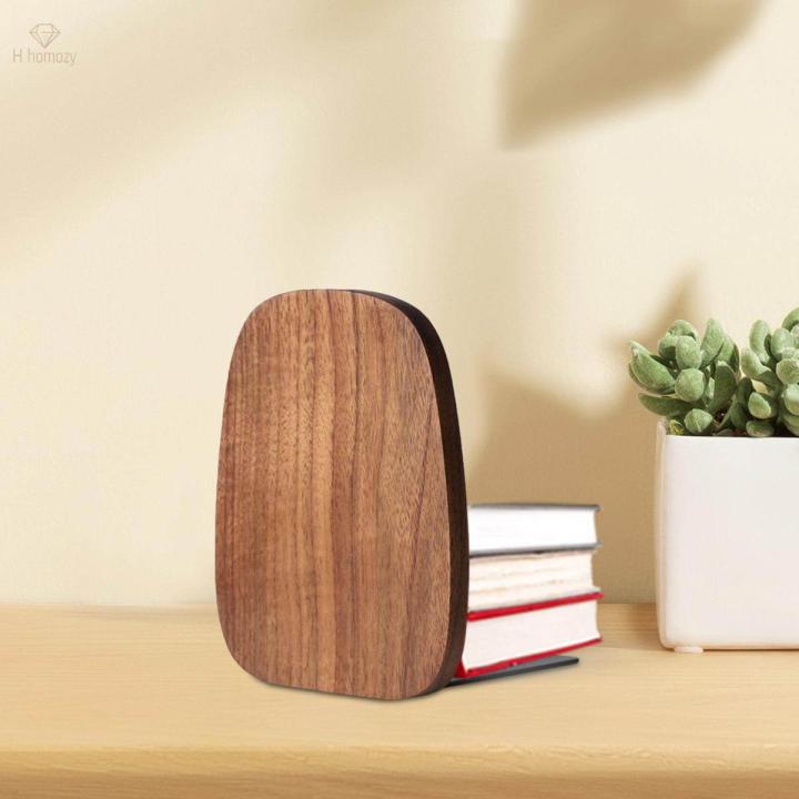 Books Stopper Stationery Desktop Organizer Wooden Desktop Organizer ...