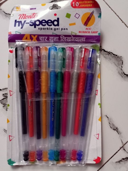 Montex Hy Speed Glitter Pen - Fountain Pen | Daraz.com.bd