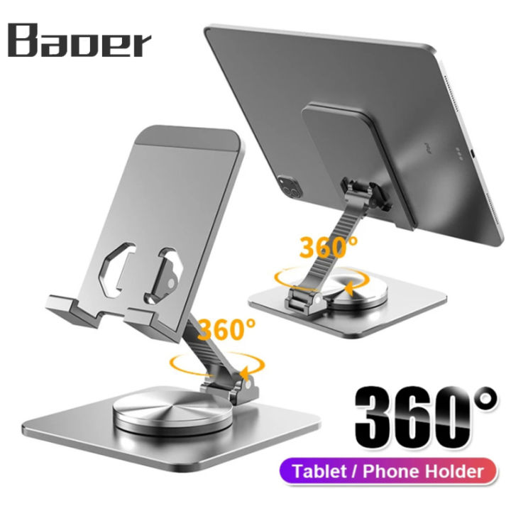 Baoer Phone Stand 360-degree Rotatable Angle Height Adjustable Foldable ...