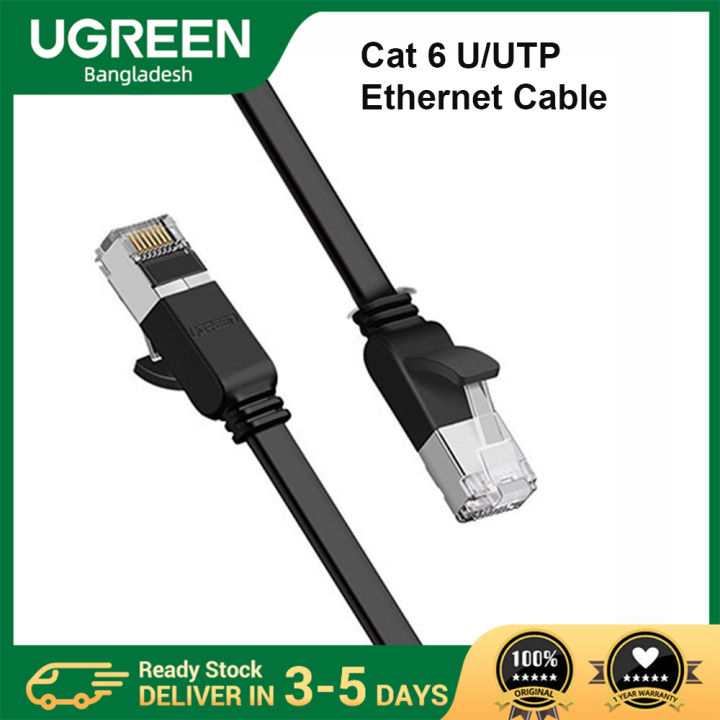 UGREEN NW101 Cat 6 U/UTP Ethernet Cable - 32AWG Pure copper Conductor ...