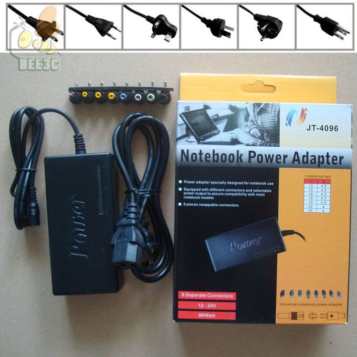 Notebook Power Adapter 12V-24V DC 8 Separate Connector | Daraz.com.bd
