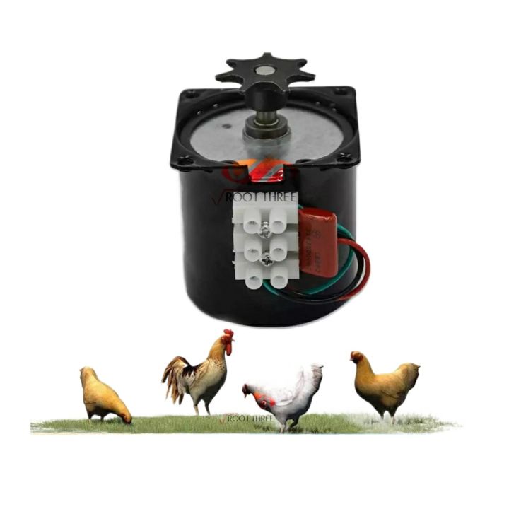 60KTYZ 14W AC 220V 2.5r/M Egg Turning Motor Incubator Turning Motor for ...