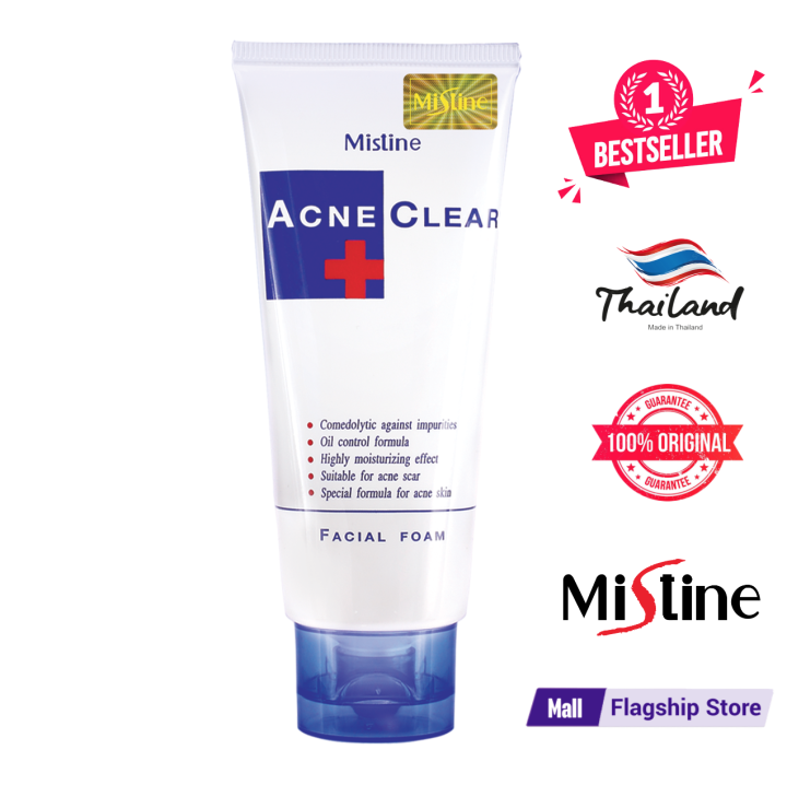 Mistine Acne Clear FACIAL FOAM 85 gm. Face Wash (Made In Thailand) | Daraz.com.bd