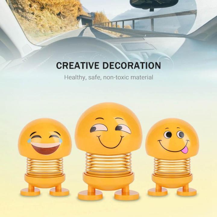 3pics Smiling Face Spring Bouncing Doll (Emoji) | Daraz.com.bd