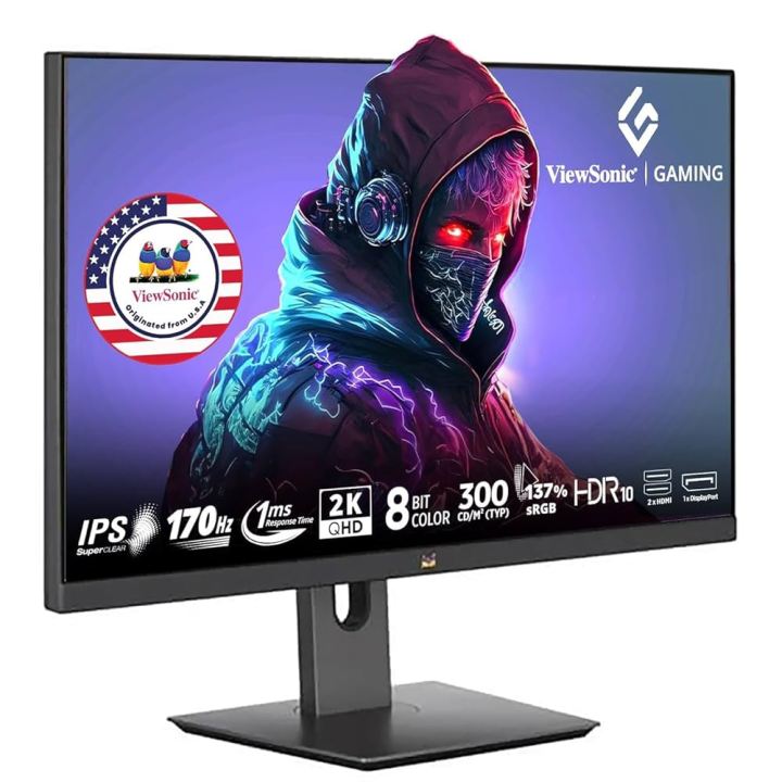 ViewSonic VX2758A-2K-PRO-2 27 Inch 2K QHD Display Dual HDMI, DP Gaming ...