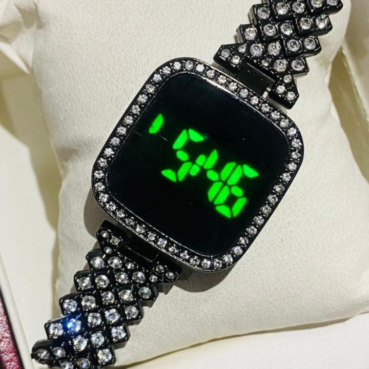 New Stylish LED/TOUCH Rose gold /Silver/gold color fashionable Diamond ...