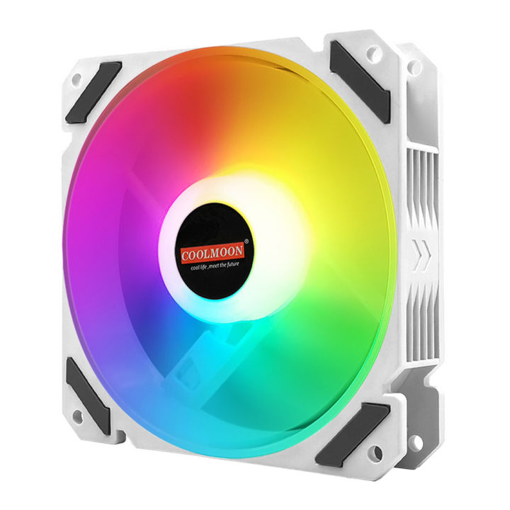 PWM ARGB PC Case Fan 4 Pin Addressable RGB Quiet Cooling Fan For CPU ...