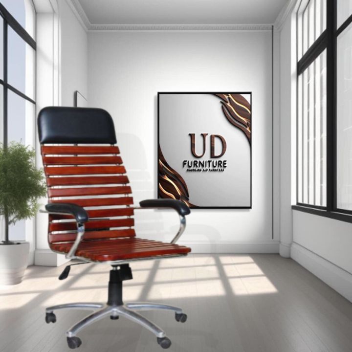 (UD-WB-106) Wooden Boss Office chair -chair | Daraz.com.bd