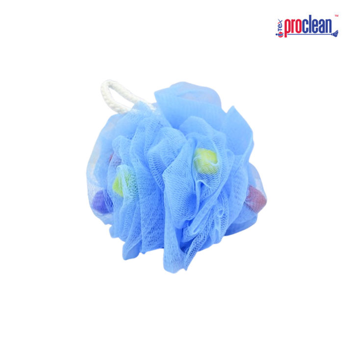 Proclean Colorful 1pcs Soft Sponge Bath Bubble Ball Foaming Shower Mesh