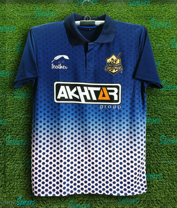 Chattogram Challengers Training Jersey 2024 - Short Sleeve Collar BPL ...