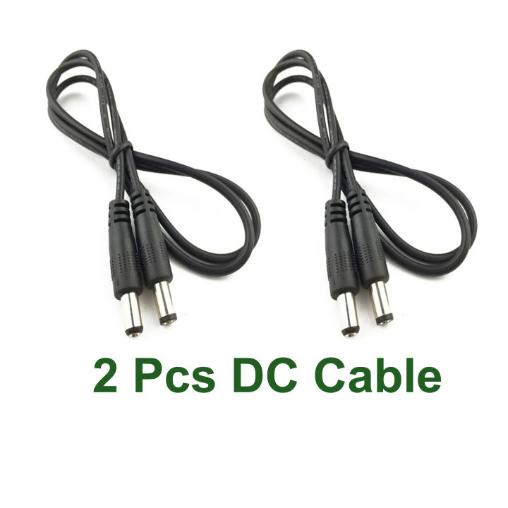 DC to DC Power Cable 5.5*2.1 mm For Router, ONU, CCTV Camera[2 Pcs ...