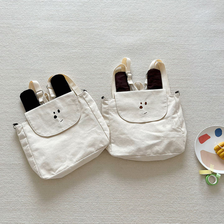 orean style cute baby bapa fashionable cartoon parent-child outing ...
