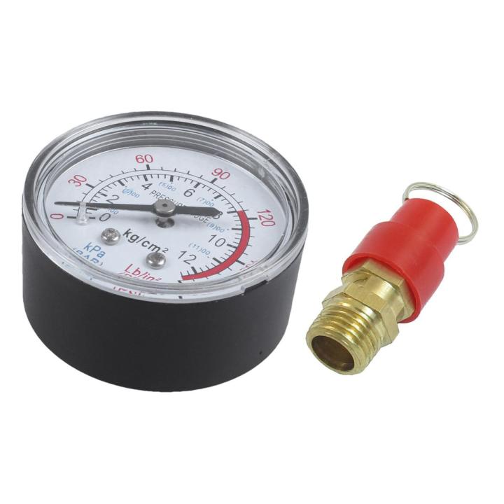 Round 0-180 Psi 13mm 1/4BSP Diameter Dial Comparator Air Manometer ...
