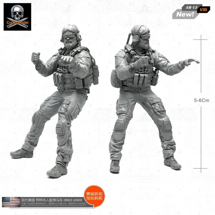 【happy one】1/35 Resin Figure ModelOf Hummer For Modern Special Forces ...