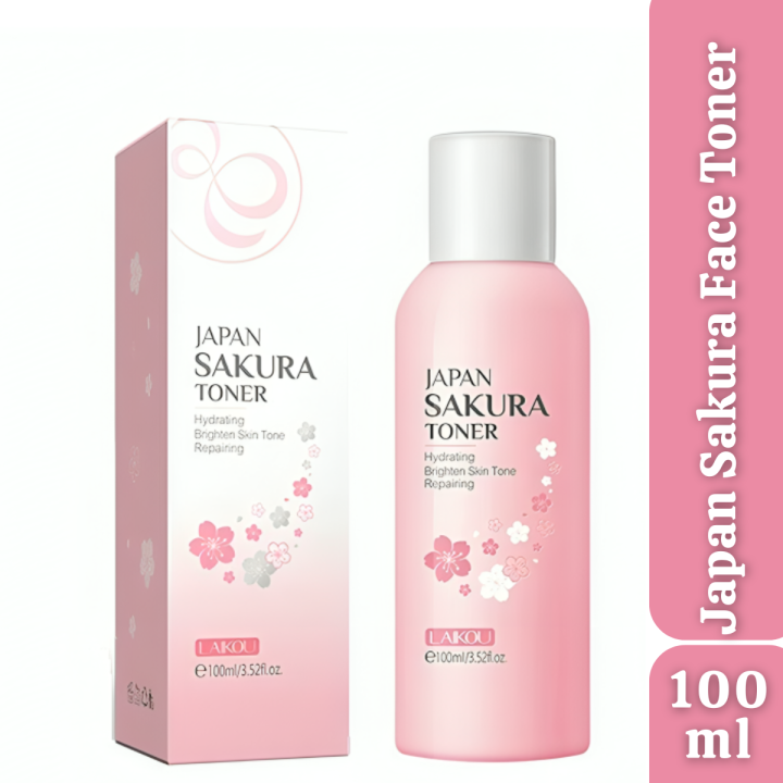 LAIKOU Japan Sakura Face Toner For Women– 100ml | Daraz.com.bd