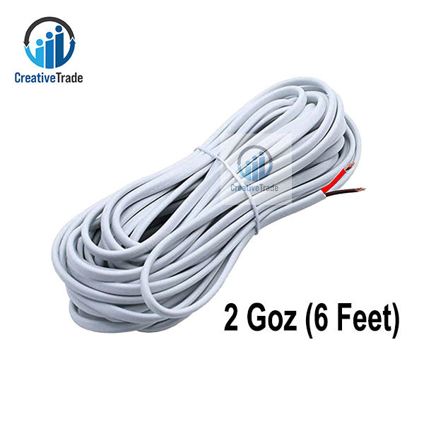 22/76 Flat Cable Copper 2 Core Wire- 2 Guz/ Goz Use For Multiplug ...