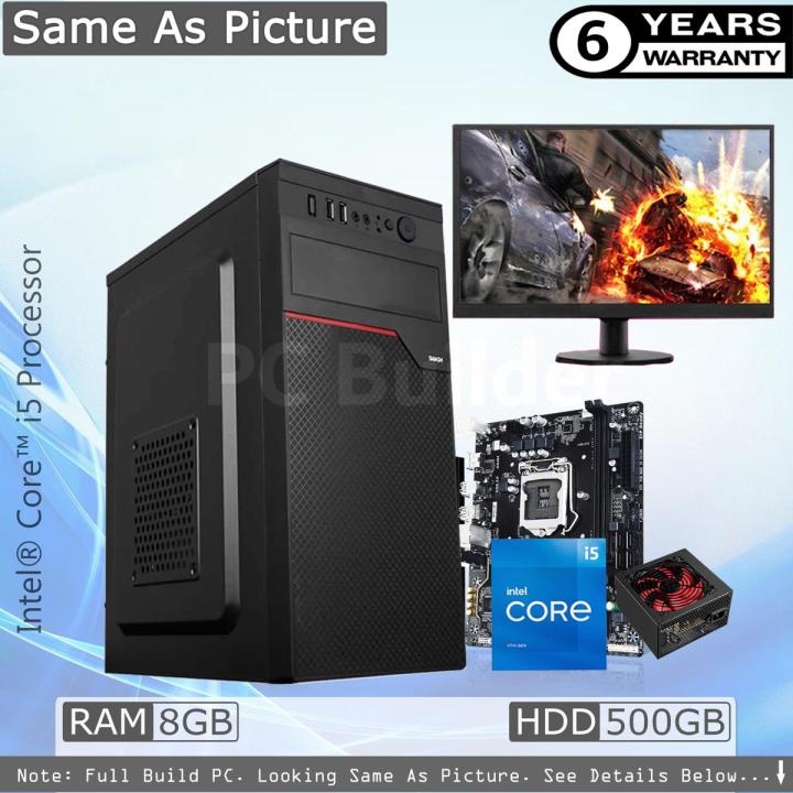 Intel core i5 RAM 8GB HDD 500GB Graphics 2GB Built -in Gaming PC Win 10 ...