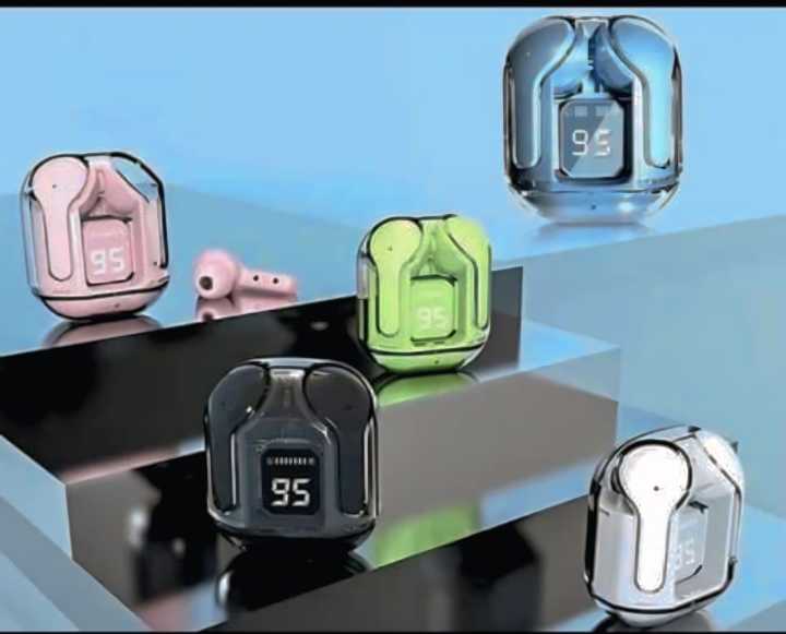 Ultrapods Max true Wireless Earbuds With Display Transparent Design ...