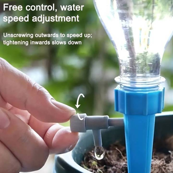 Plant Auto Watering Spike with Control Valve Automatic Irrigation Water Spike Dripper | Daraz.com.bd