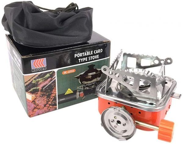 Portable Card Type Campaign Butane Gas Stove Burner with bottle ...