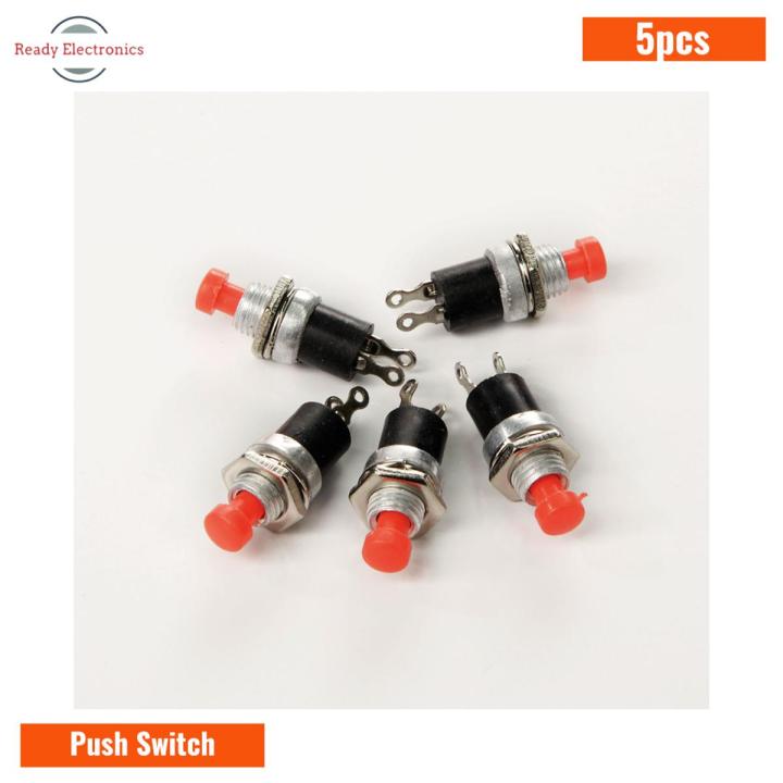 Push Switch, Red- 2 Pin 5pcs | Daraz.com.bd
