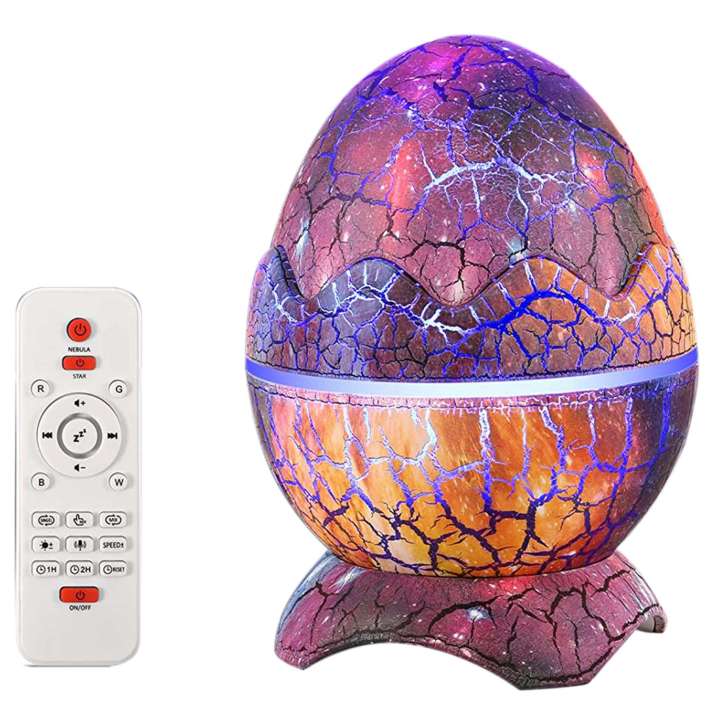 LED Star Projector Dinosaur Egg Galaxy Projector with Bluetooth Speaker ...