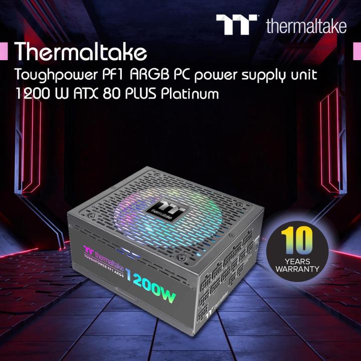 THERMALTAKE TOUGHPOWER PF1 1200W ARGB Platinum Power Supply | Daraz.com.bd