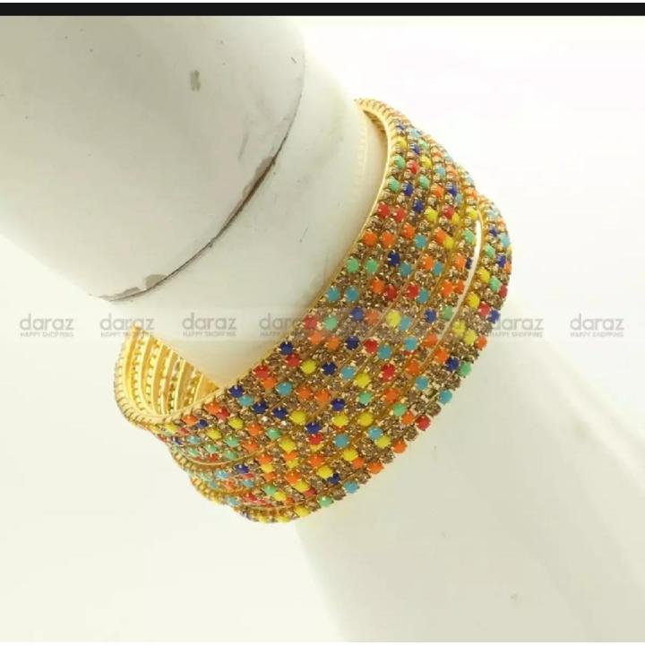 Stylesh stone multicolor Bengals Set 12 pieces | Daraz.com.bd