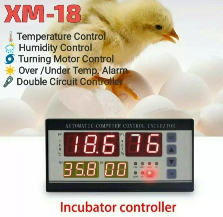 XM-18 Egg Incubator Controller Multifunction Controller Temperature Humidity Thermostat ...