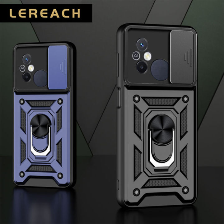 Lereach For Xiaomi Redmi 12C POCO C55 4G Mobile Phone Case Camera Thick ...