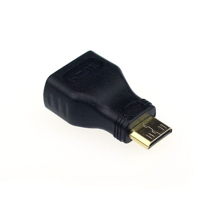 Mini HDMI Male Type C to Female Type A Adapter Connector for 1080p 3D ...