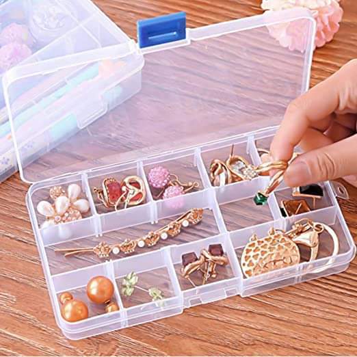 Multipurpose Box (Tuki- Taki Box) - Plastic Organizer Box With Dividers ...