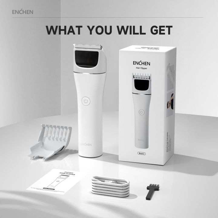 ENCHEN Boost 2 Hair Clippers - Portable Cordless Hair Trimmer | Daraz ...