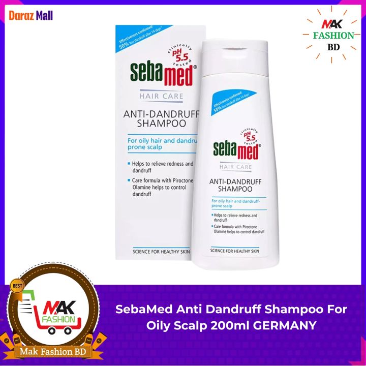 SebaMed Anti Dandruff Shampoo For Oily Scalp 200ml GERMANY | Daraz.com.bd