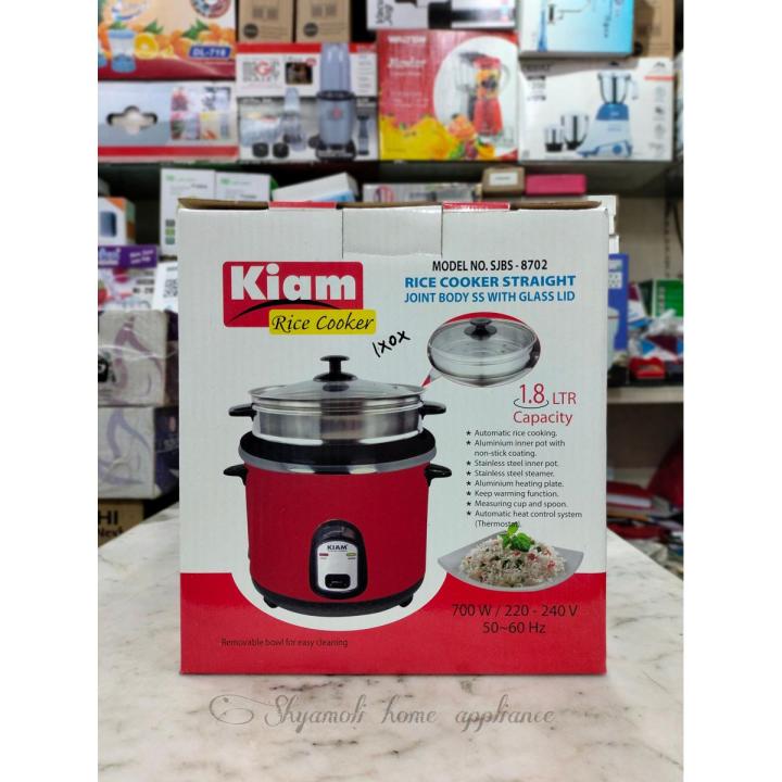 Kiam Rice Cooker SJBS-8702 - 1.8 Ltr | Daraz.com.bd