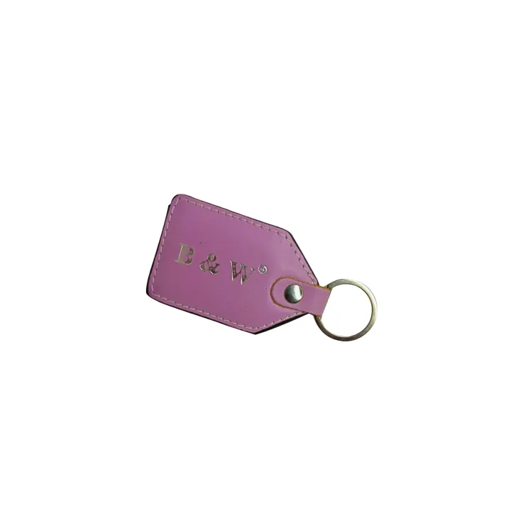 B&W Pink color leather Key ring | Daraz.com.bd