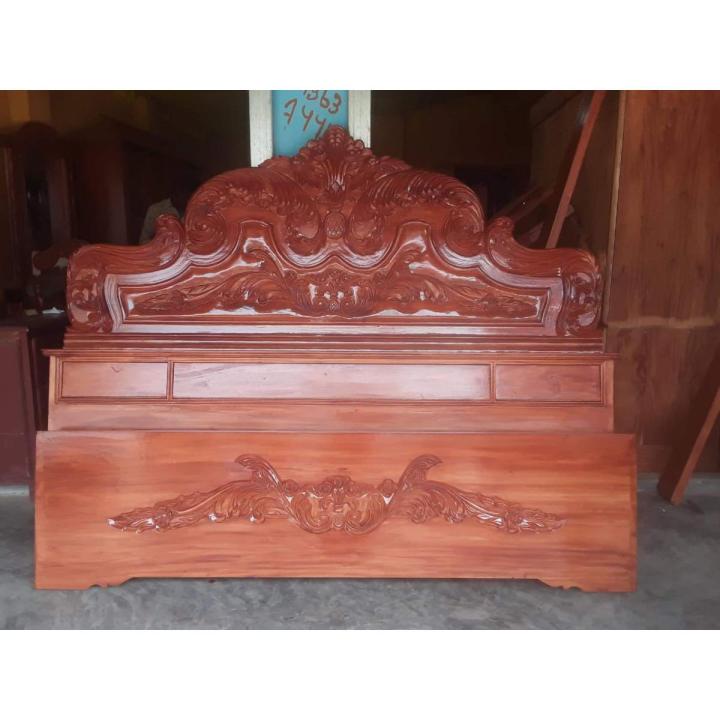 Wood Semi Box Bed 6/7 feet | Daraz.com.bd
