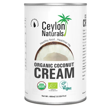 Ceylon Naturals Organic Coconut Cream 400ml | Daraz.com.bd