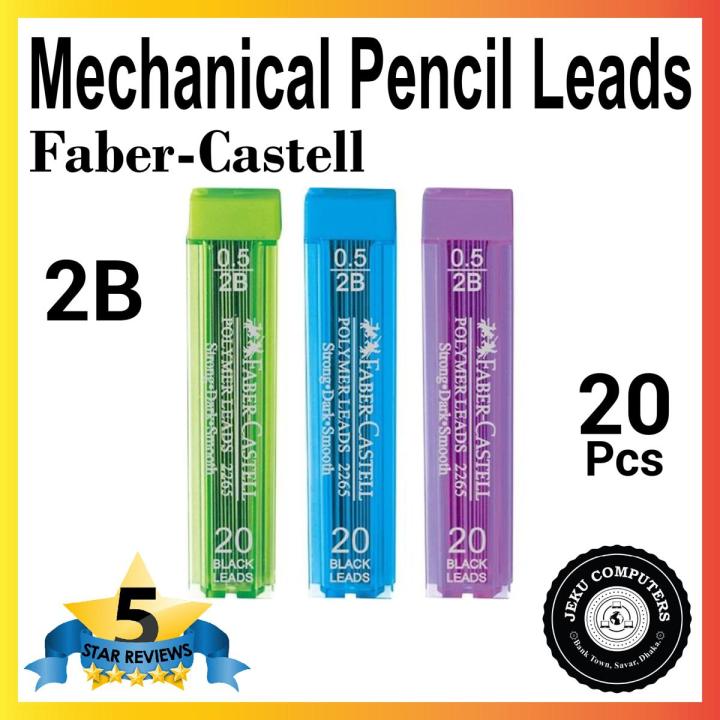 Polymer Leads 2B for Mechanical Pencil_0.5 1 Piece | Daraz.com.bd