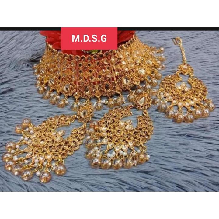 Jewellery Beautiful Har Set For Women/gohona set/Beautyful Choker ...