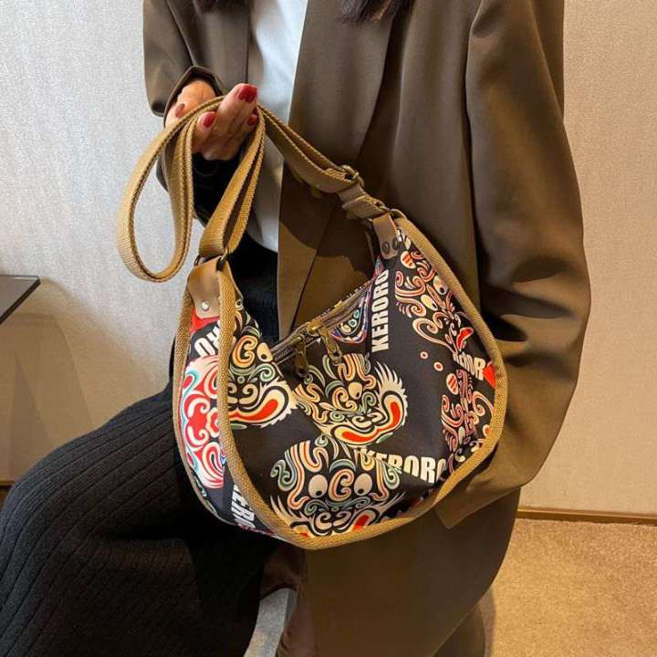 Messenger Shoulder Tide Bag ( black brown color ) | Daraz.com.bd