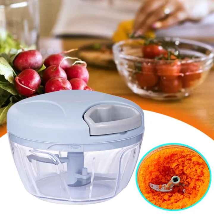 Manual Food Chopper, Compact & Powerful Hand Held Vegetable Chopper ...