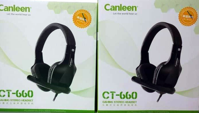Canleen CT-660 Stereo Headphone With Mic For Mobile & Computer ...