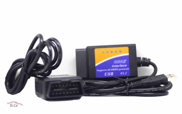 OBD2 ELM327 USB V1.5 Auto Car Diagnostic Tool OBDII CAN-BUS Scanner ...