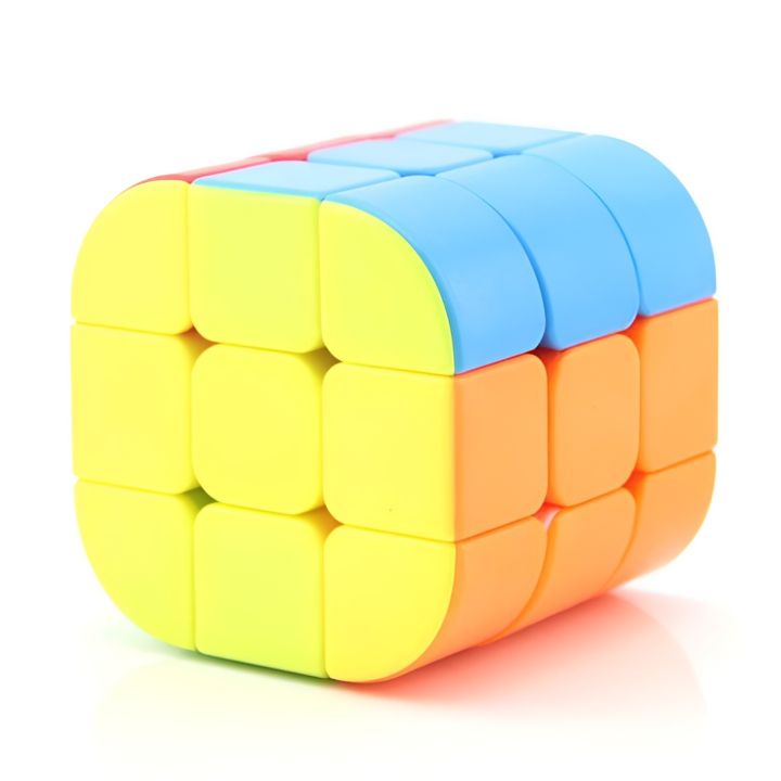 Cylinder Rubik's Cube 3X3 Stickerless Smooth and Fast | Daraz.com.bd