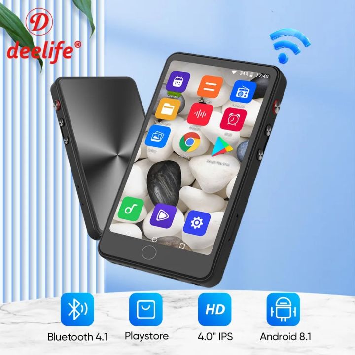 Deelife MP4 Player Touch Bluetooth WiFi Android MP3 MP 4 Video Music Player | Daraz.com.bd