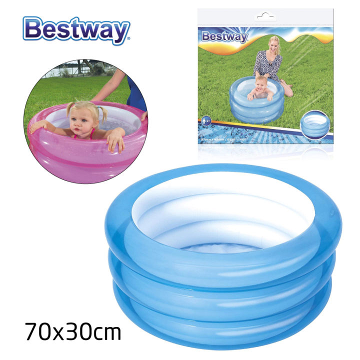 Bestway 51033 70cm*H30cm Inflatable Three Ring Baby Swimming Pool ...