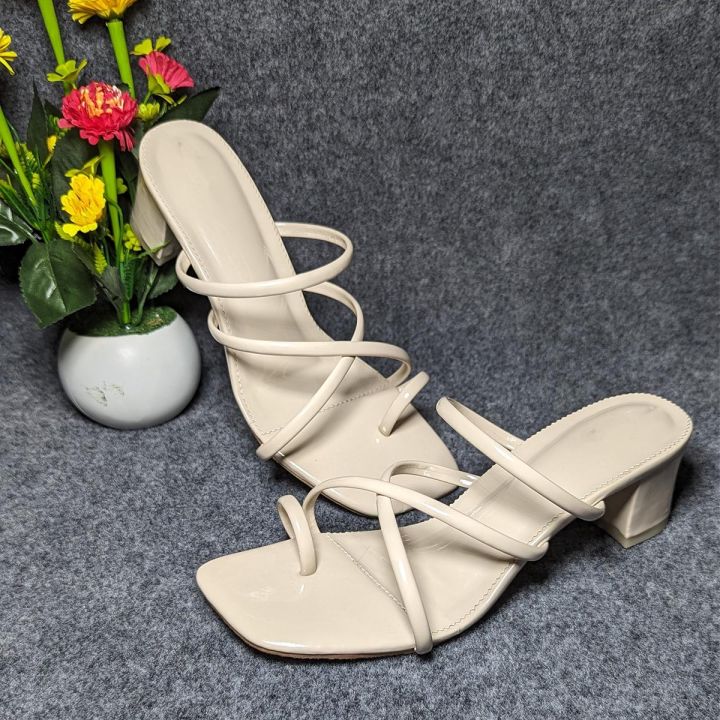 Fashionable Women’s High Heel Mules – 2-Inch Lightweight, Stylish Slip ...