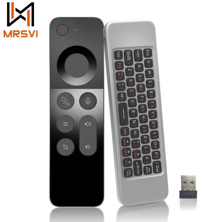W3 Voice Air Mouse Remote Control 2.4G English Arabic Handheld Mini ...