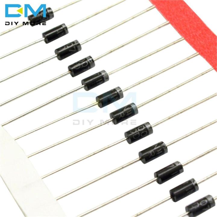 【happy one】100PCS 1A 1000V Diode 1N4007 Standard Rectifier Diode ...